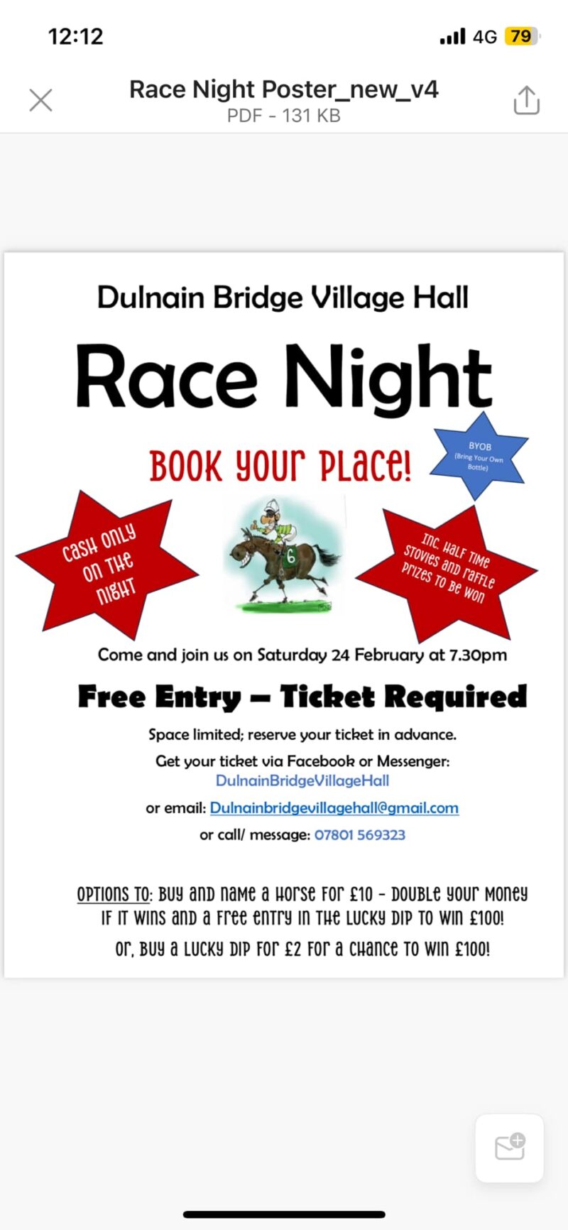Dulnain Bridge Race Night - Visit Cairngorms