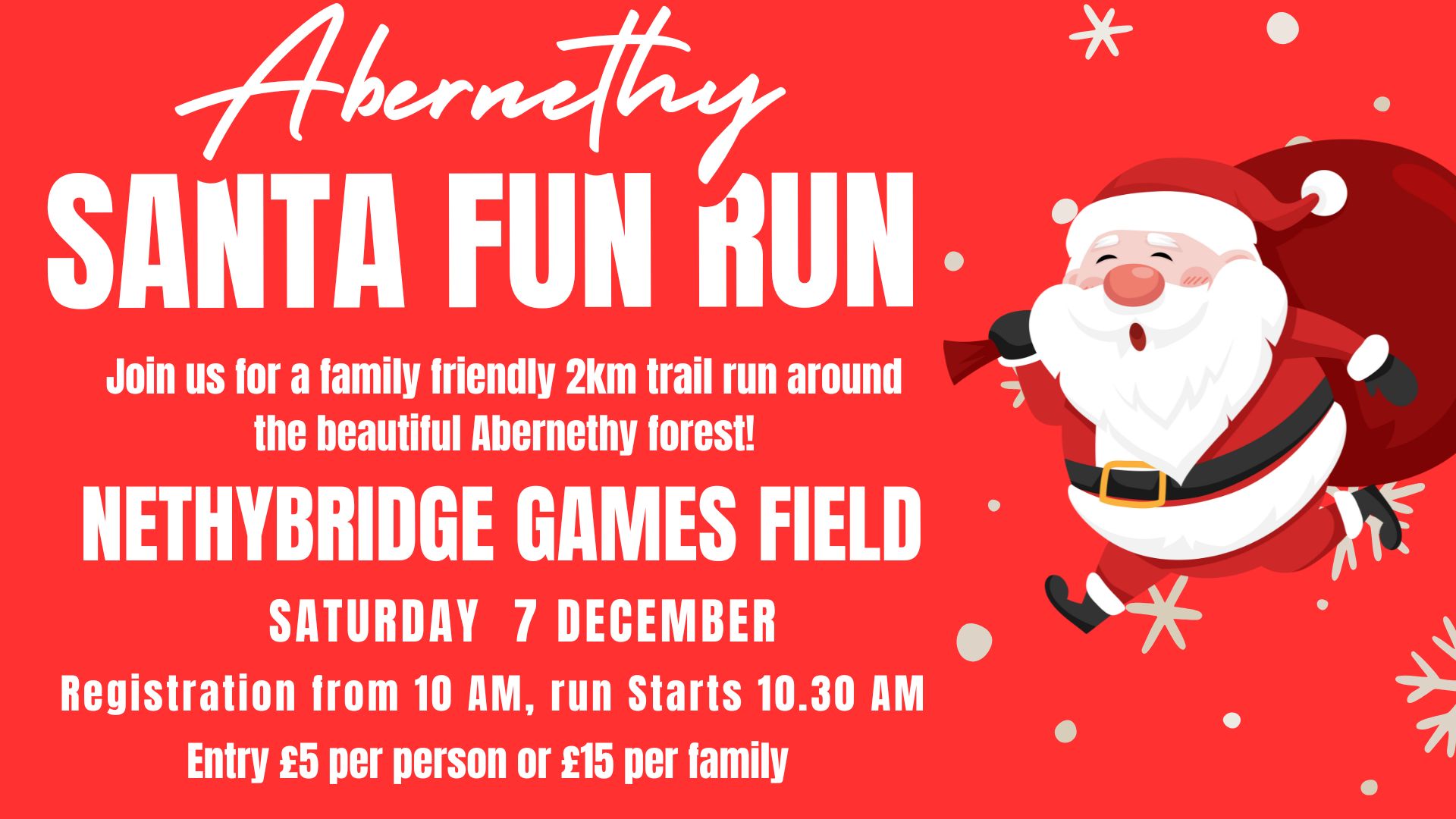 Abernethy Santa Fun Run - Visit Cairngorms